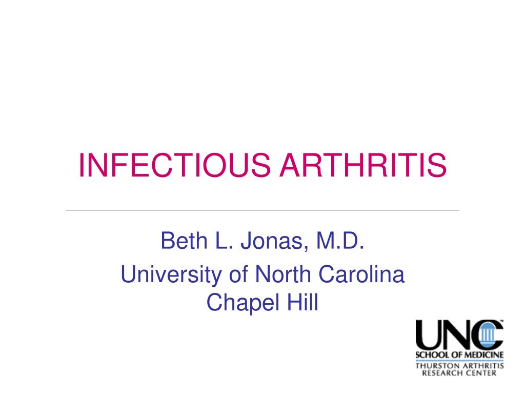 PPT - INFECTIOUS ARTHRITIS PowerPoint Presentation, free download - ID ...