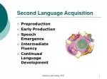 PPT - Second Language Acquisition PowerPoint Presentation, free ...