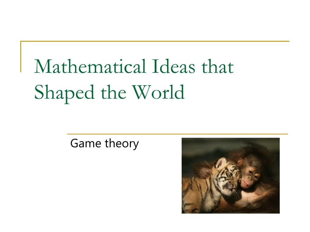 PPT - Mathematical Ideas that Shaped the World PowerPoint Presentation ...