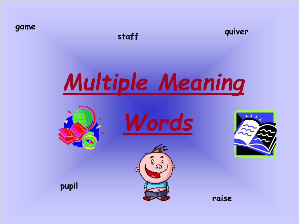 PPT - Multiple Meaning Words PowerPoint Presentation, free download ...