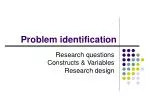 PPT - Problem Identification PowerPoint Presentation, free download ...