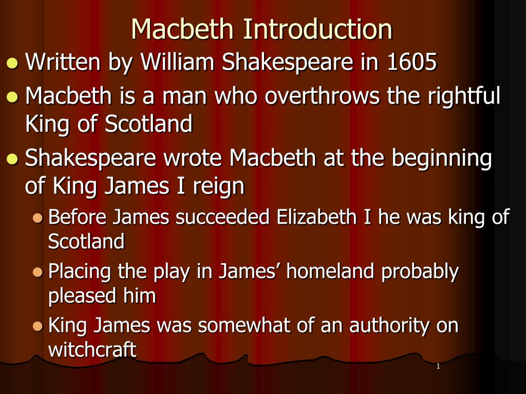 PPT - Macbeth Introduction PowerPoint Presentation, free download - ID ...