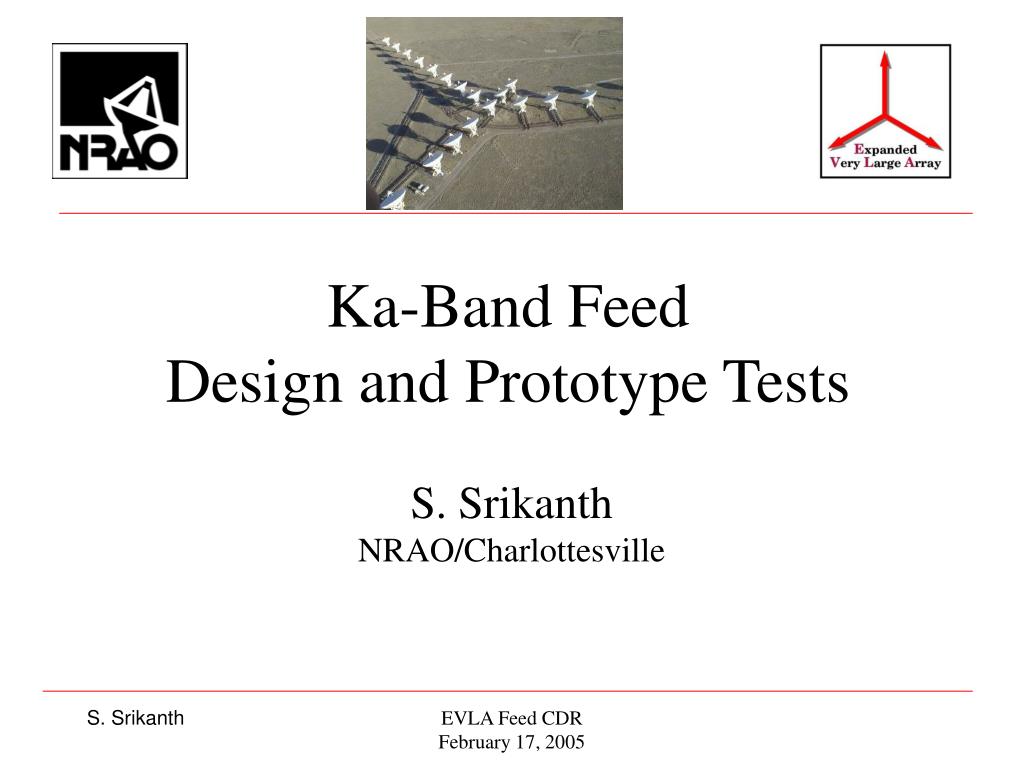 PPT - Ka-Band Feed Design and Prototype Tests PowerPoint Presentation ...