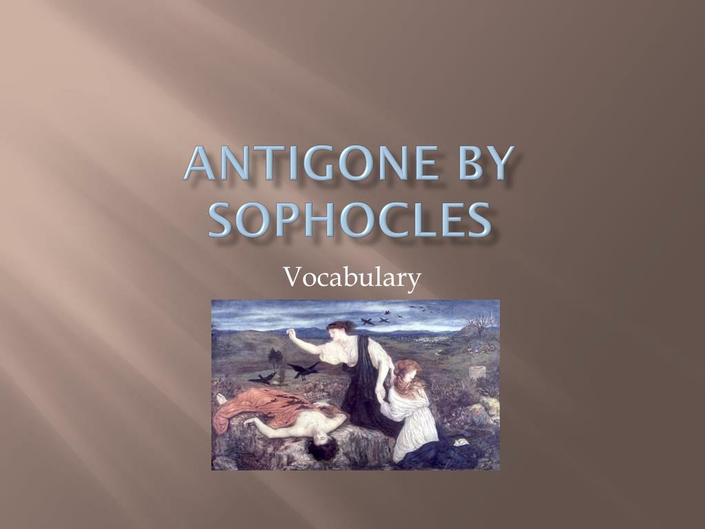 PPT - Antigone by sophocles PowerPoint Presentation, free download - ID ...