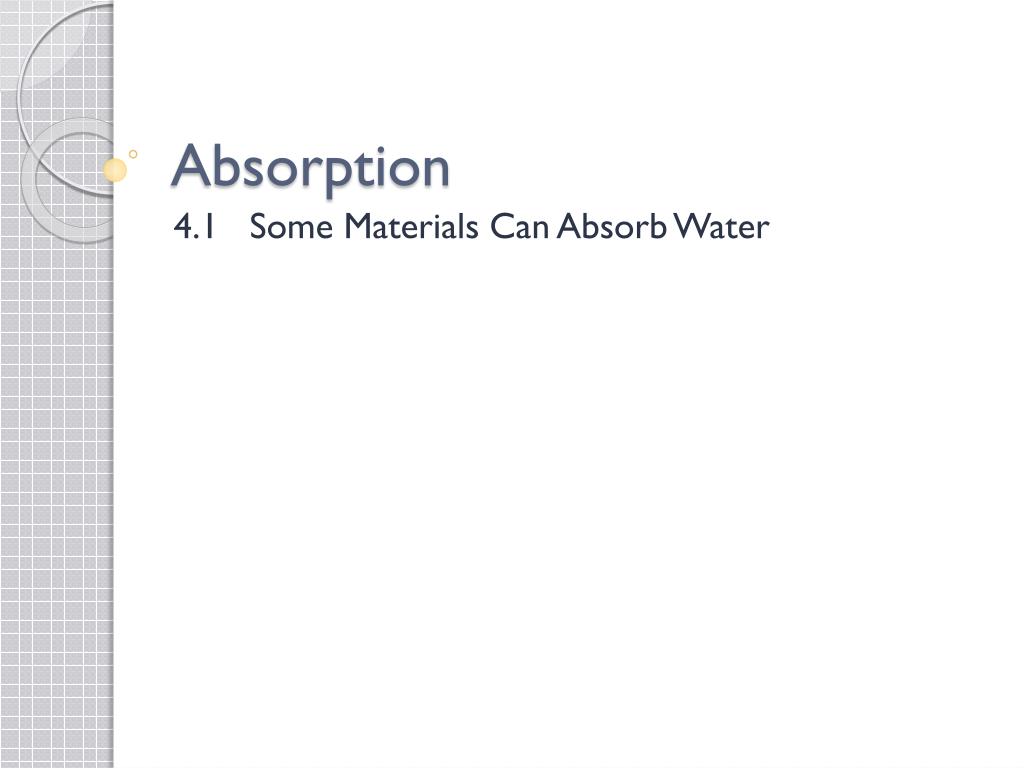 PPT - Absorption PowerPoint Presentation, free download - ID:138446