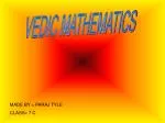 PPT - VEDIC MATHEMATICS PowerPoint Presentation, free download - ID:6050867
