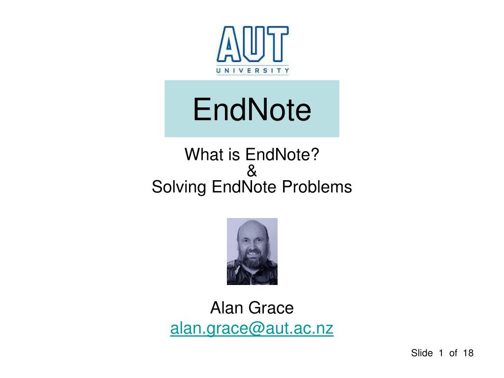 PPT - EndNote PowerPoint Presentation, free download - ID:1390760