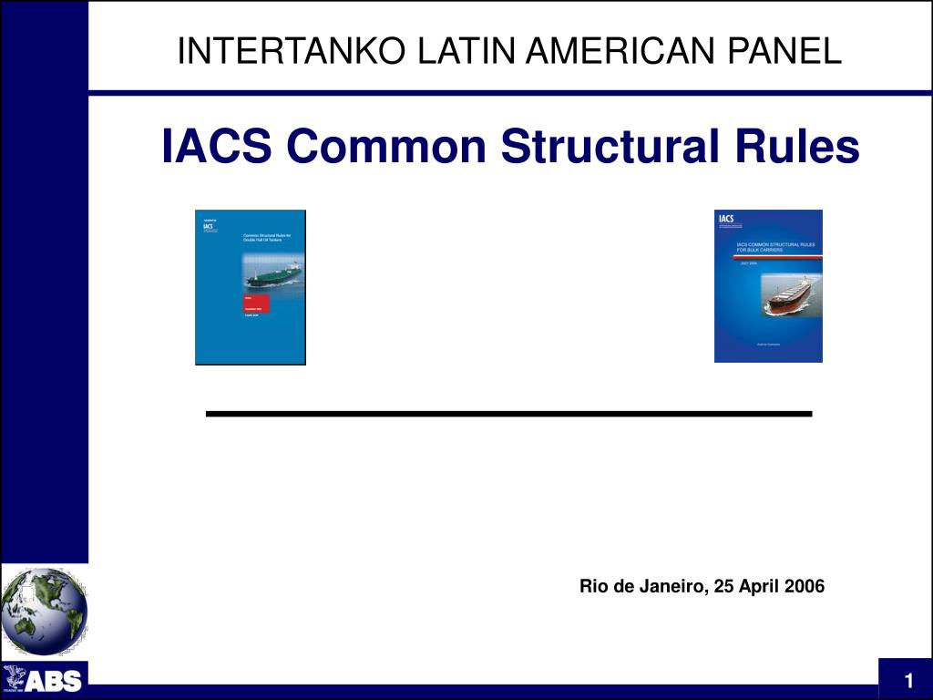 PPT - IACS Common Structural Rules PowerPoint Presentation, free ...