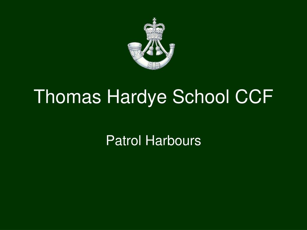 PPT - Thomas Hardye School CCF PowerPoint Presentation, free download ...