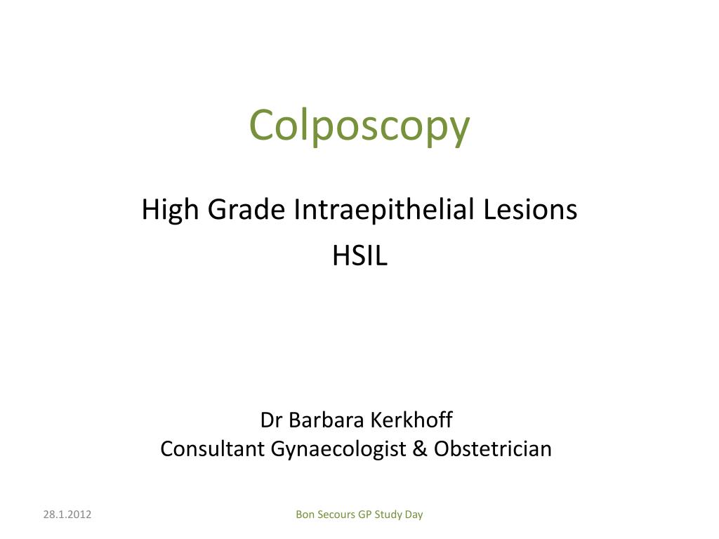 PPT - Colposcopy PowerPoint Presentation, free download - ID:1392739