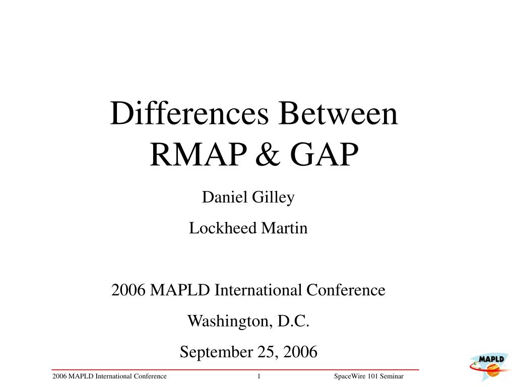 PPT - Differences Between RMAP & GAP PowerPoint Presentation, free ...