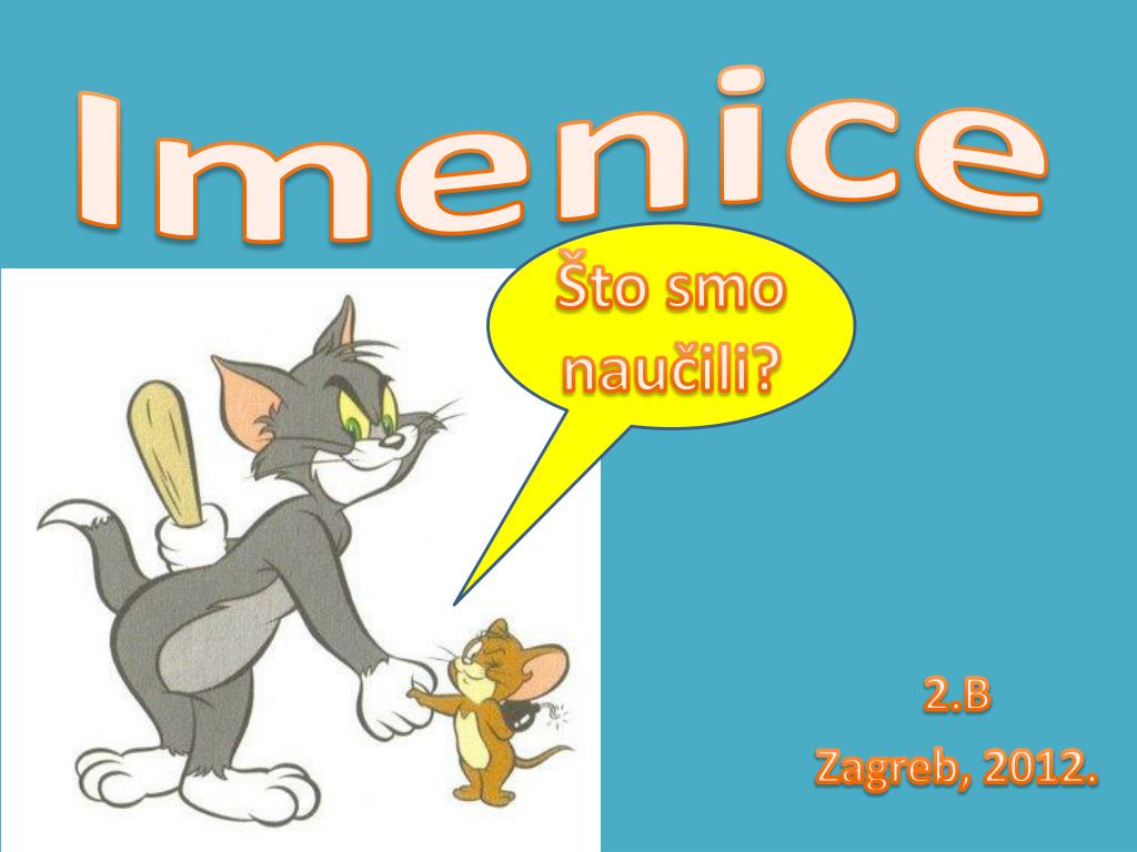 PPT - Imenice PowerPoint Presentation, free download - ID:1395979