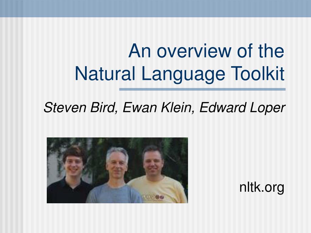 PPT - Comprehensive Overview of NLTK: A Powerful Natural Language ...