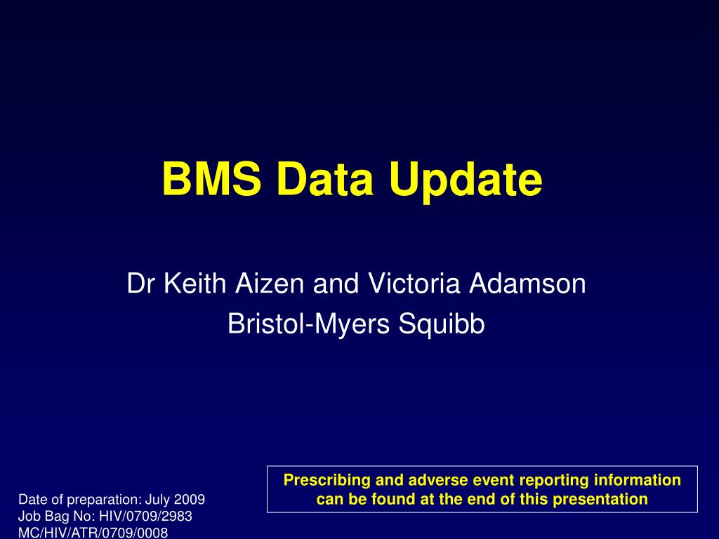 PPT - BMS Data Update PowerPoint Presentation, free download - ID:1397073