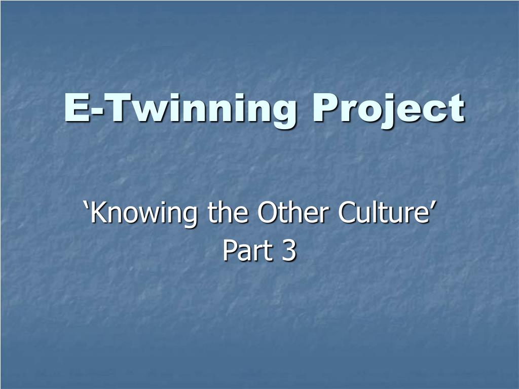PPT - E-Twinning Project PowerPoint Presentation, free download - ID ...