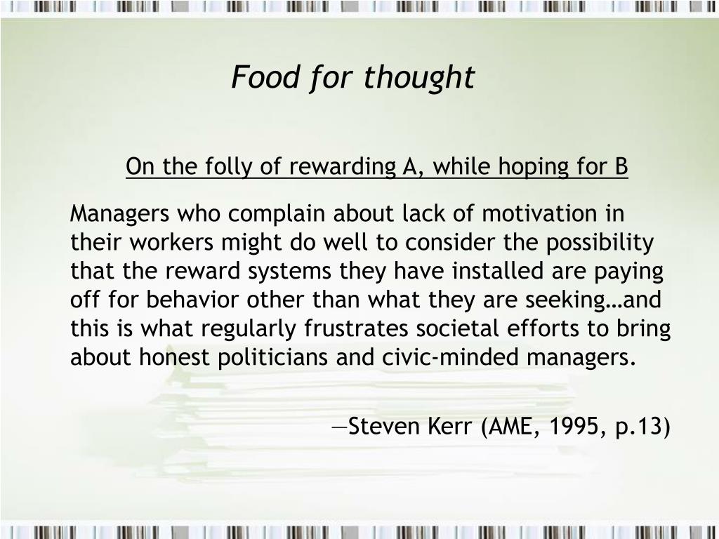 PPT - Food for thought PowerPoint Presentation, free download - ID:1398358