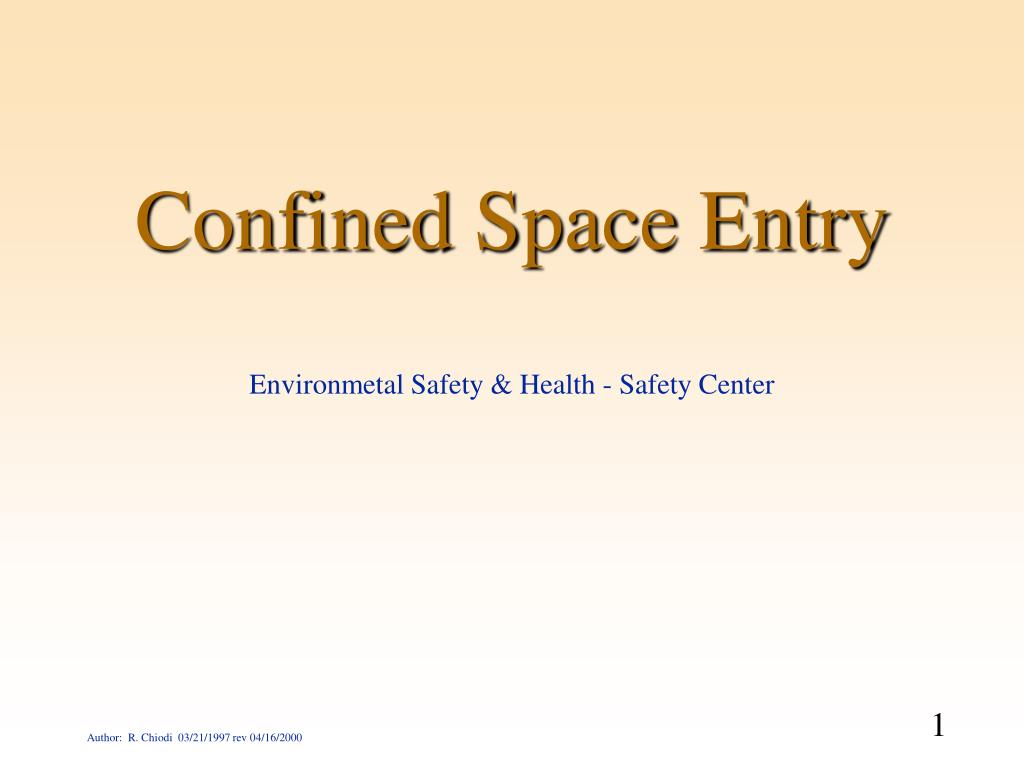 PPT - Confined Space Entry PowerPoint Presentation, free download - ID ...