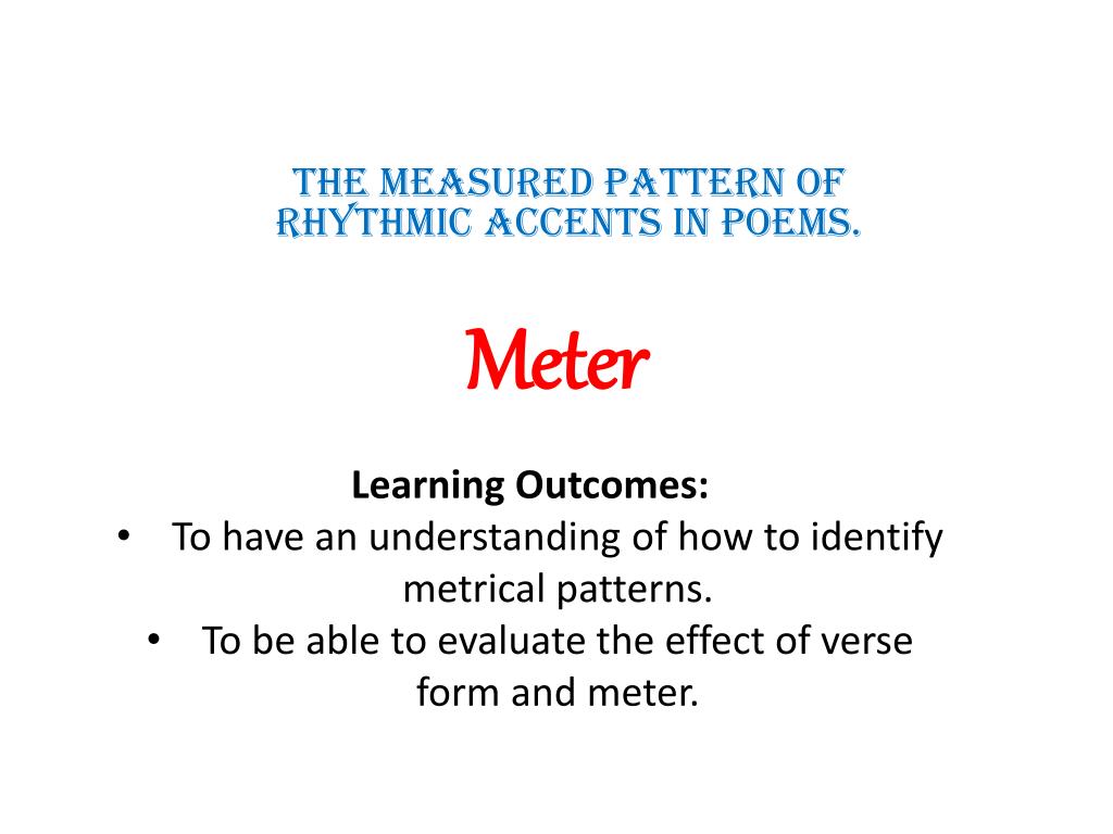 PPT - Meter PowerPoint Presentation, free download - ID:1399723