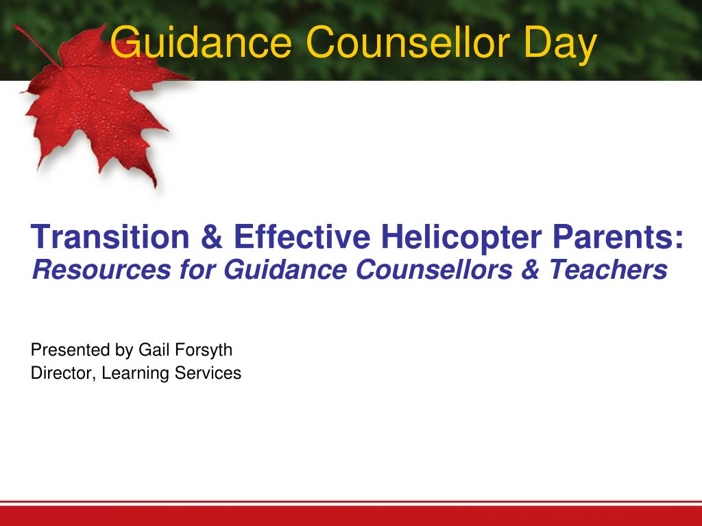 PPT - Guidance Counsellor Day PowerPoint Presentation, free download ...