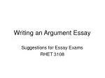 PPT - Writing an argument PowerPoint Presentation, free download - ID ...
