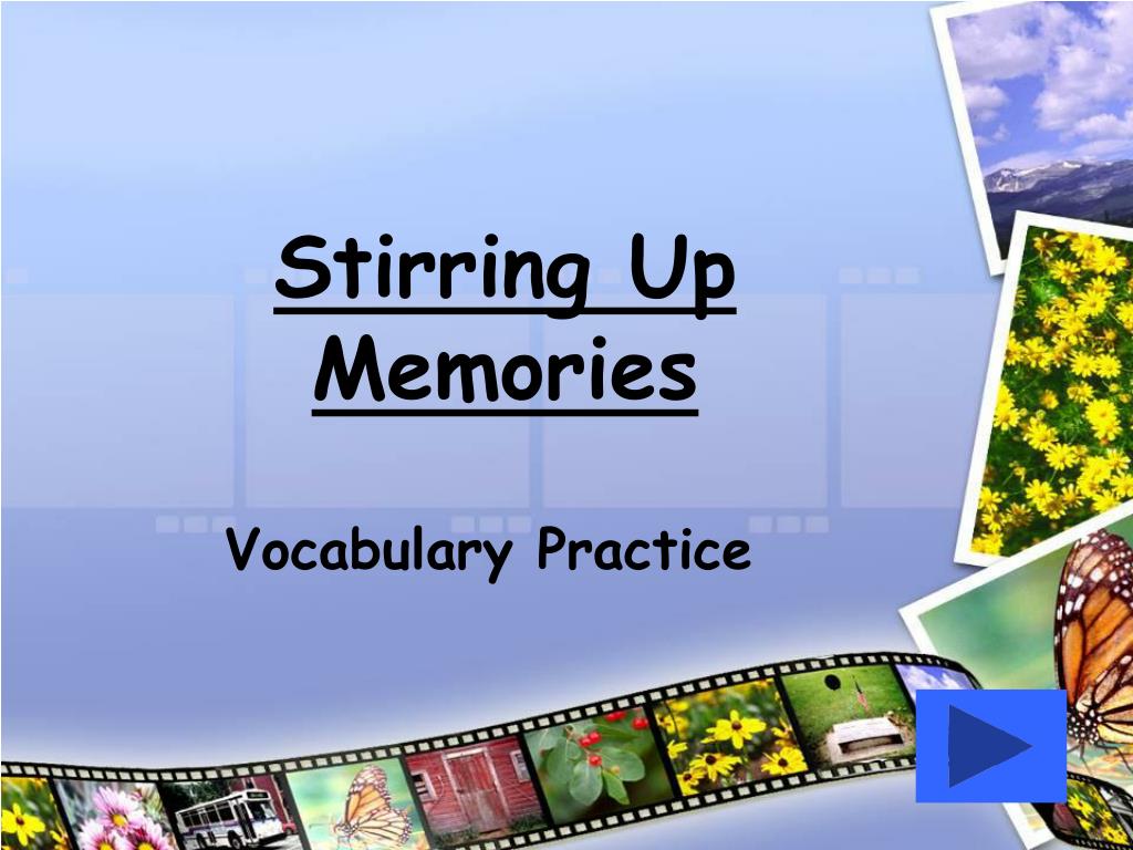 PPT - Stirring Up Memories PowerPoint Presentation, free download - ID ...