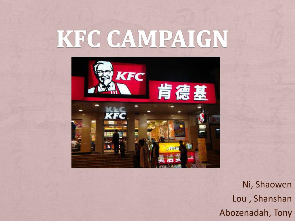PPT - KFC campaign PowerPoint Presentation, free download - ID:1406138