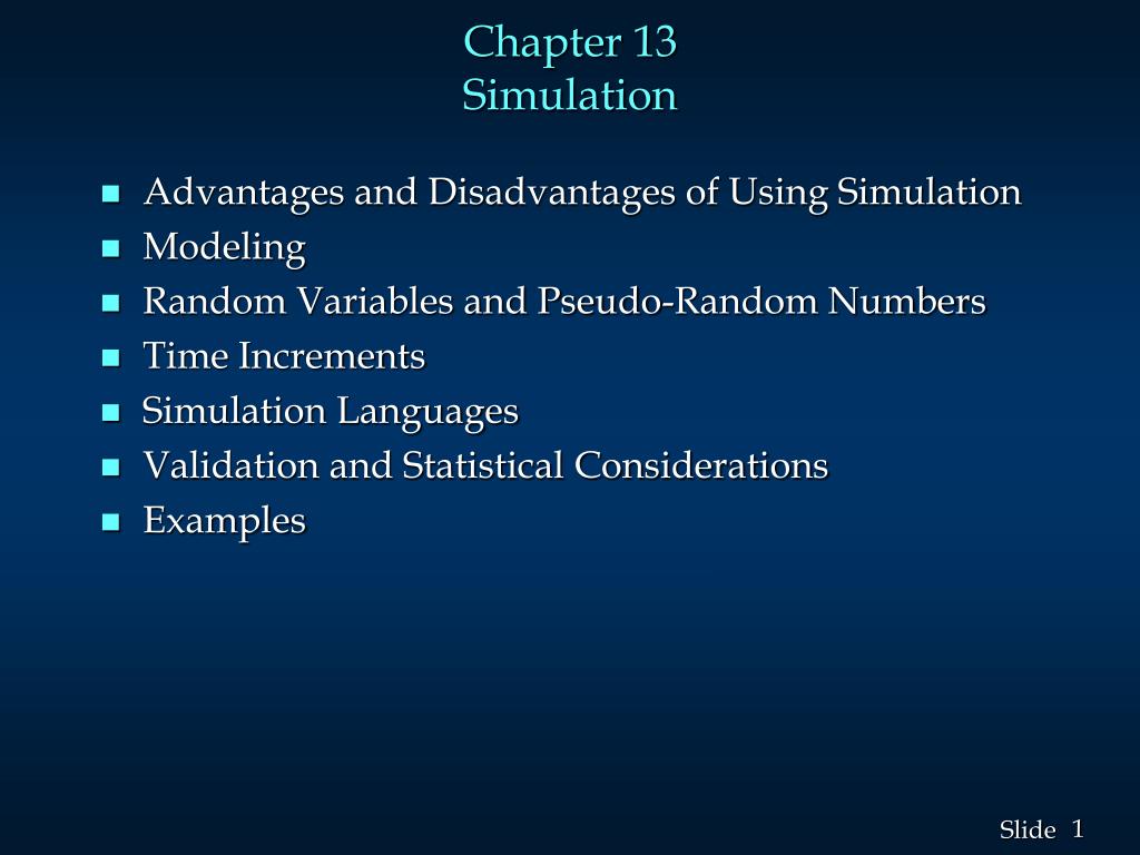 PPT - Chapter 13 Simulation PowerPoint Presentation, free download - ID ...