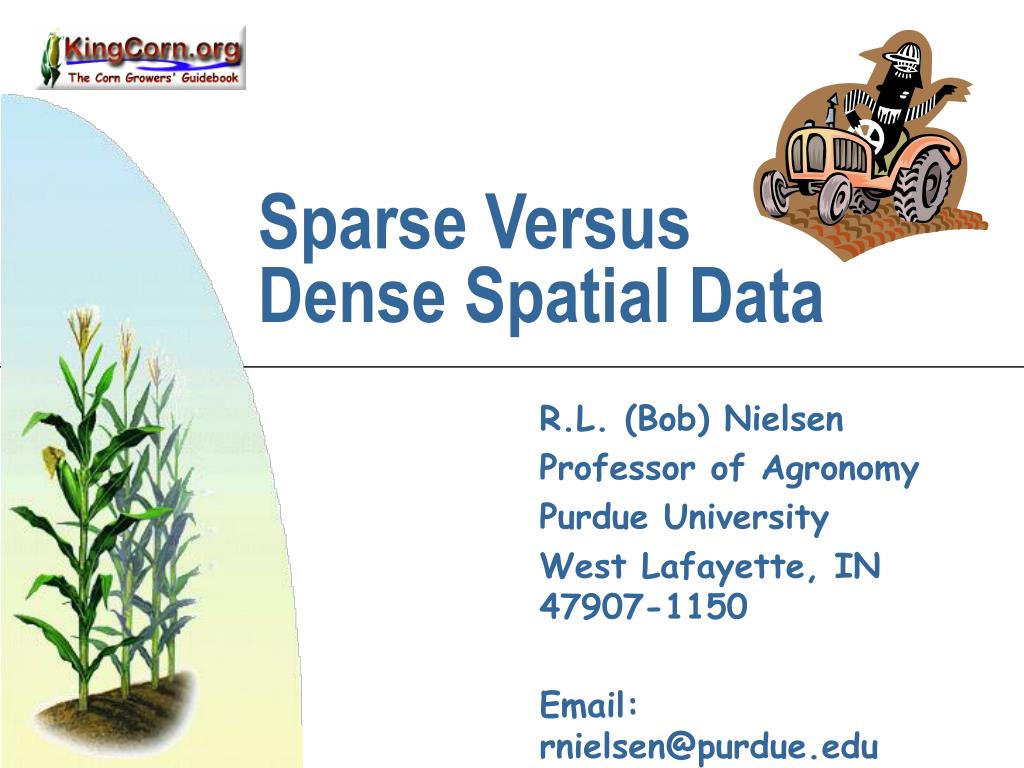 PPT - Sparse Versus Dense Spatial Data PowerPoint Presentation, free ...