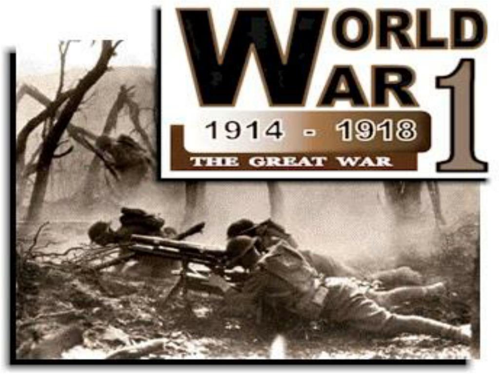 PPT - The First World War: PowerPoint Presentation, free download - ID ...