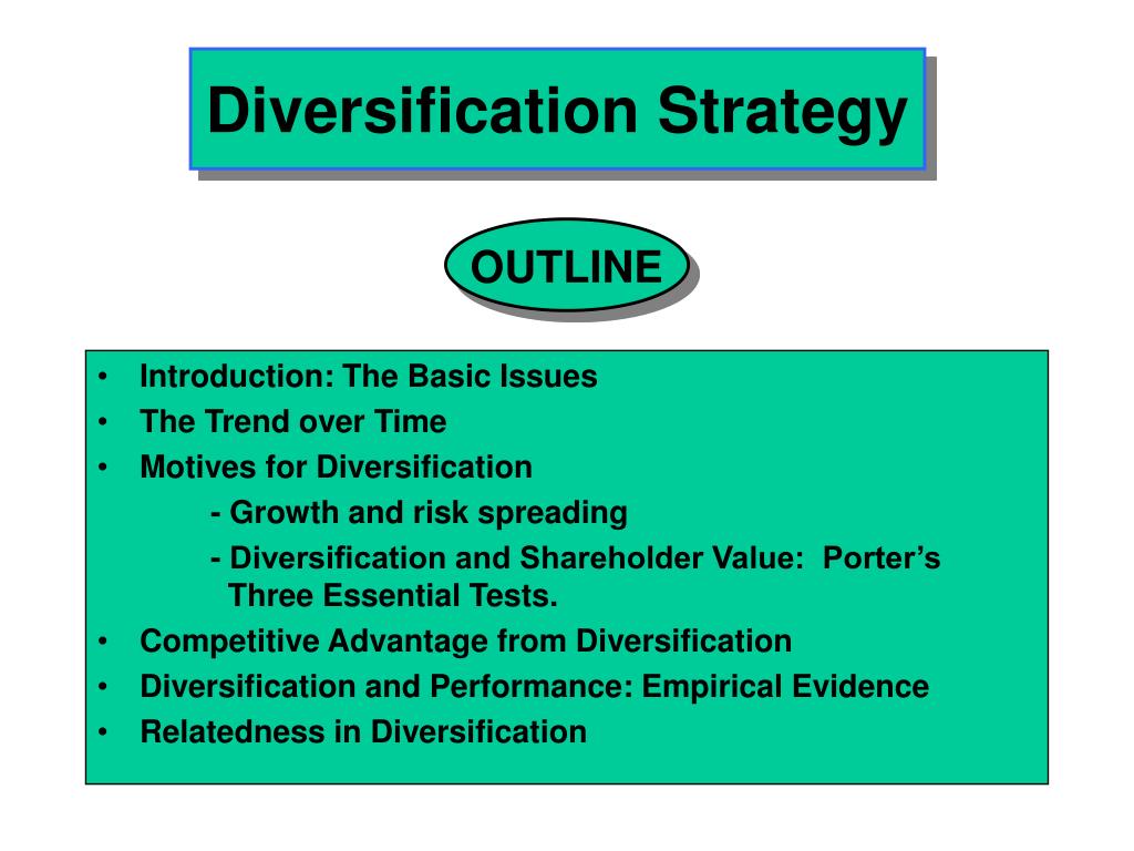 PPT - Diversification Strategy PowerPoint Presentation, free download ...