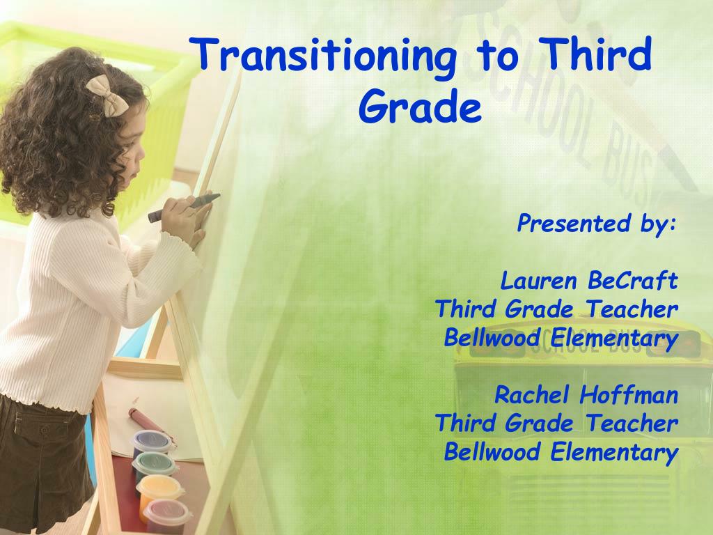 PPT - Preparing Your Child for a Successful Transition to Third Grade ...