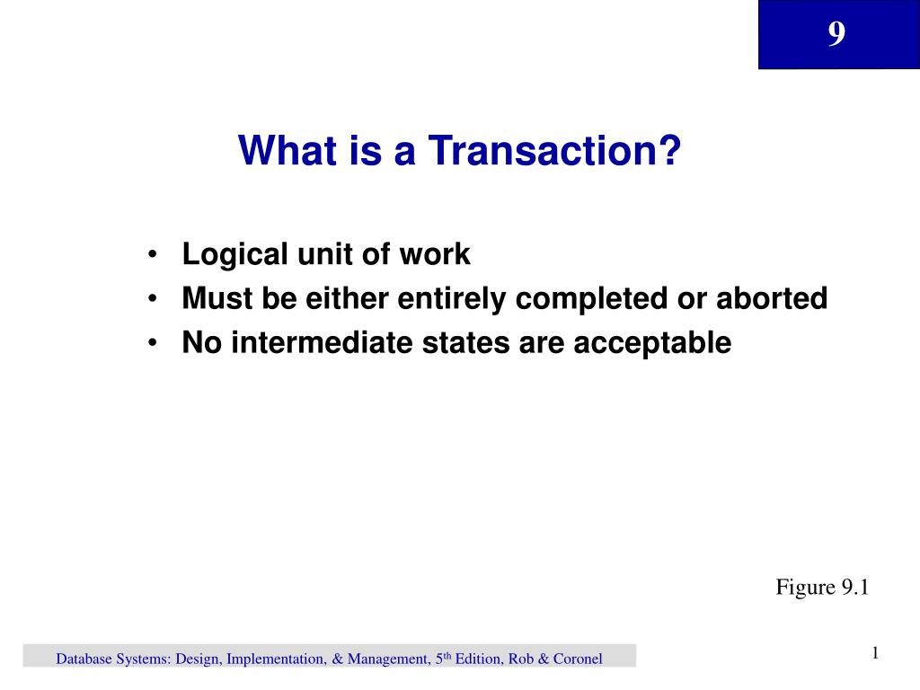 PPT - What is a Transaction? PowerPoint Presentation, free download ...