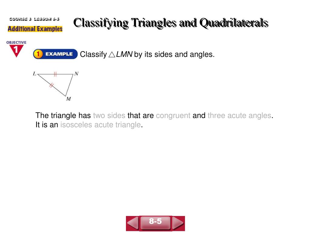 PPT - Classifying Triangles and Quadrilaterals PowerPoint Presentation ...