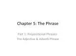 PPT - The adjective phrase PowerPoint Presentation, free download - ID ...