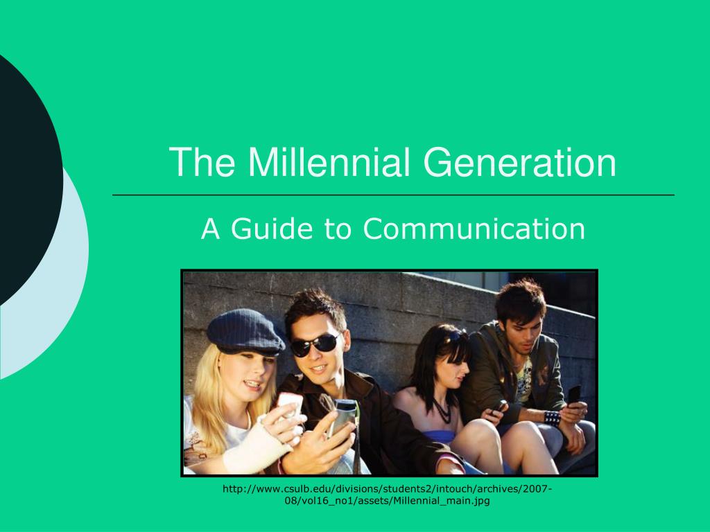 PPT - The Millennial Generation PowerPoint Presentation, free download ...