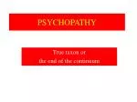 PPT - PSYCHOPATHY PowerPoint Presentation, free download - ID:4570954