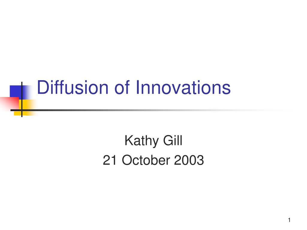 PPT - Diffusion of Innovations PowerPoint Presentation, free download ...
