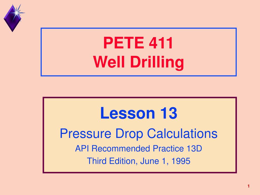 PPT - PETE 411 Well Drilling PowerPoint Presentation, free download ...
