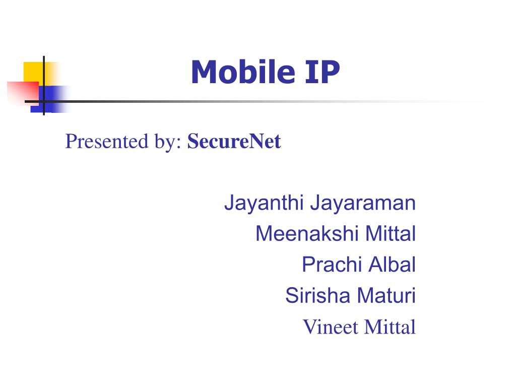 PPT - Mobile IP PowerPoint Presentation, free download - ID:1421204