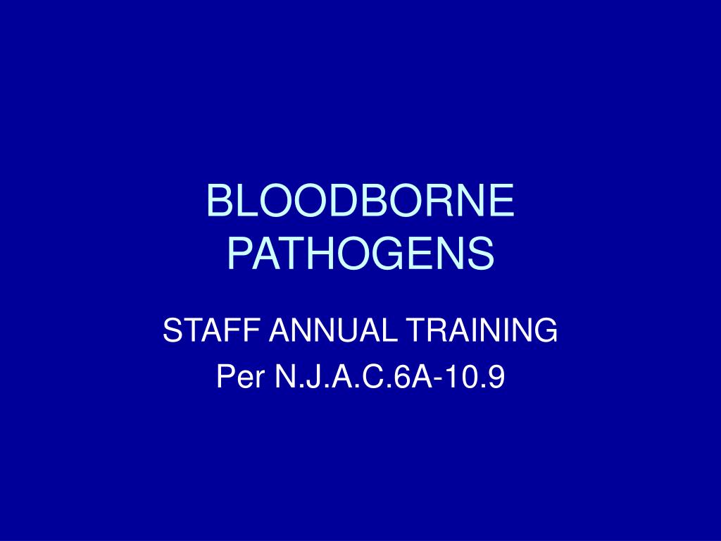 PPT - BLOODBORNE PATHOGENS PowerPoint Presentation, free download - ID ...