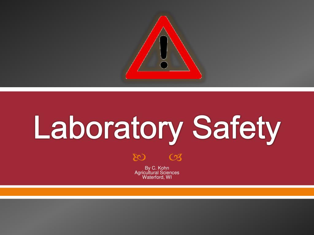 PPT - Laboratory Safety Guidelines for Agricultural Sciences Students ...