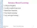 PPT - Chapter Eight Instance Based Learning PowerPoint Presentation, free download - ID:5070169