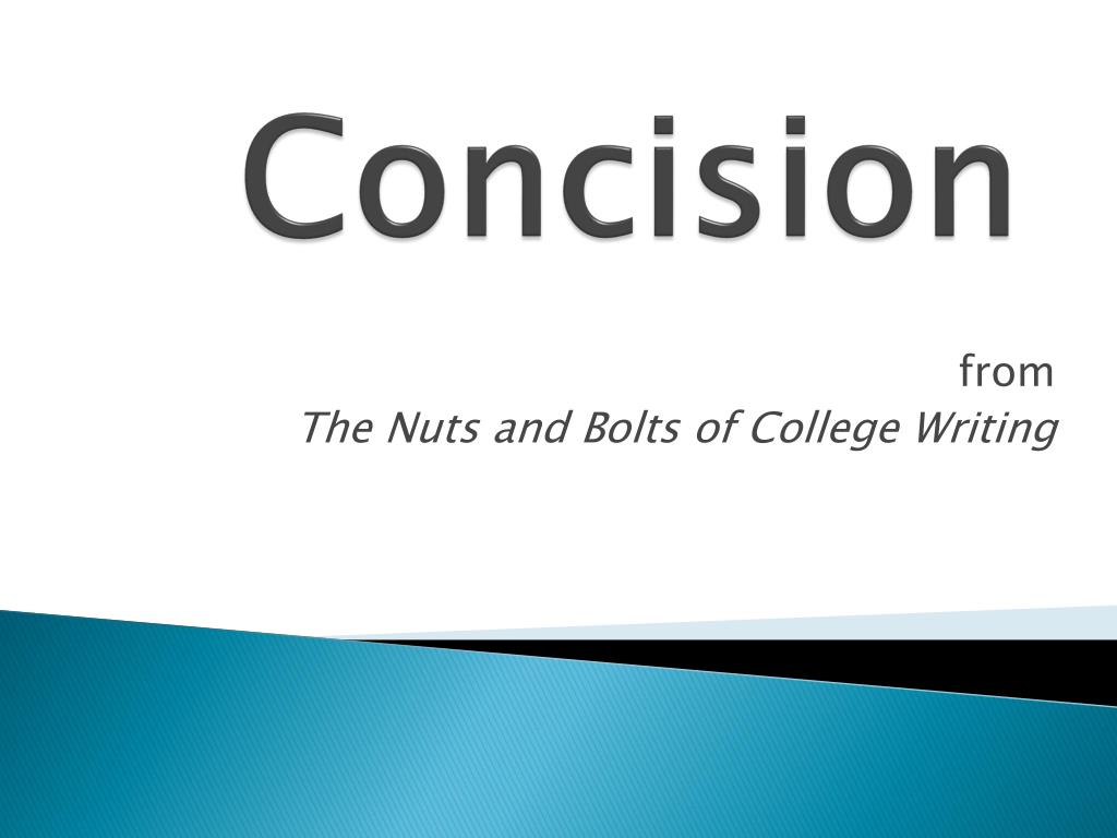 PPT - Mastering Concision in Writing: Eliminate Wordiness, Enhance ...