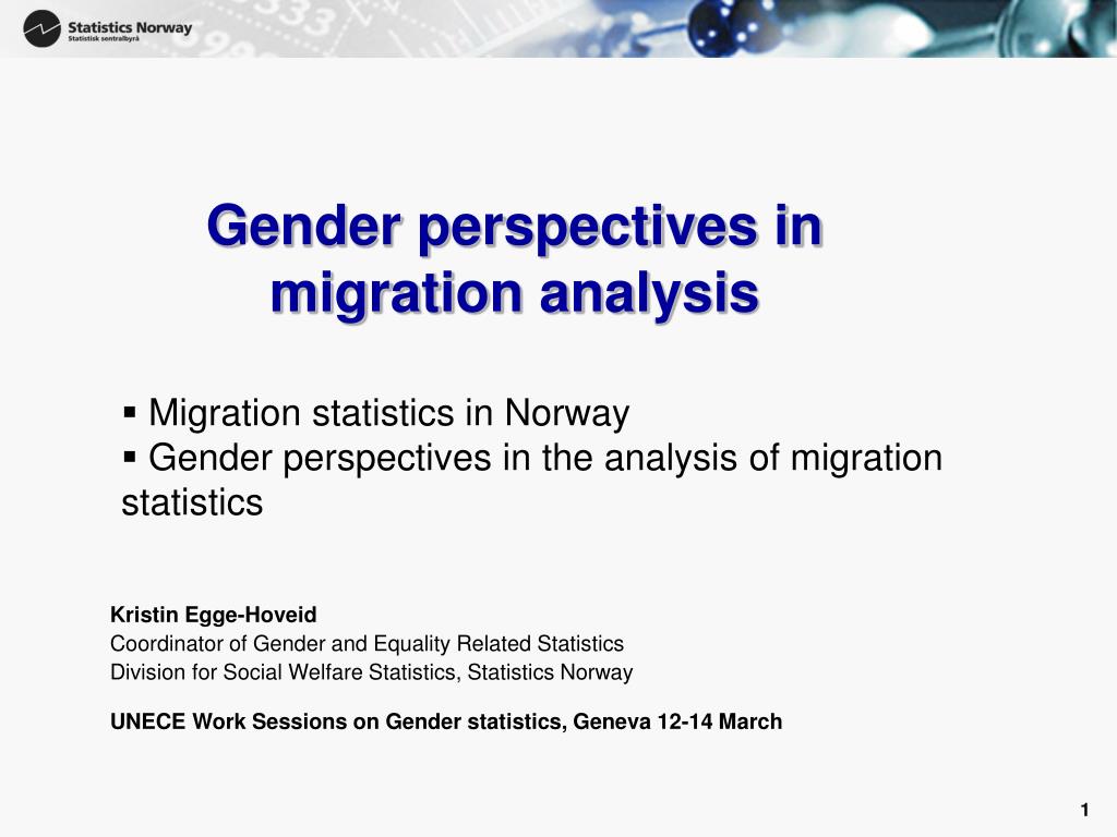 PPT - Gender perspectives in migration analysis PowerPoint Presentation ...