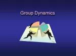PPT - Group Dynamics PowerPoint Presentation, free download - ID:1923035