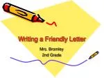 PPT - Friendly Letter PowerPoint Presentation, free download - ID:3869206