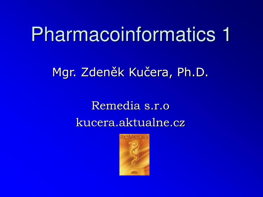 PPT - Pharmacoinformatics 1 PowerPoint Presentation, free download - ID ...