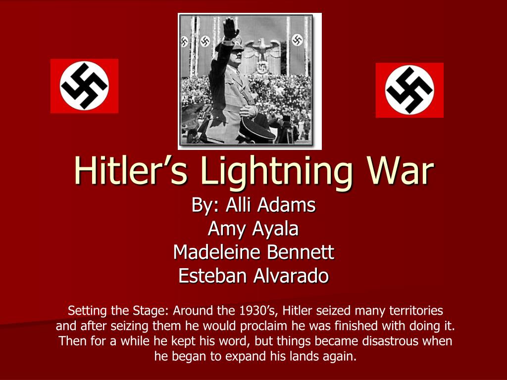 PPT - Hitler’s Lightning War PowerPoint Presentation, free download ...