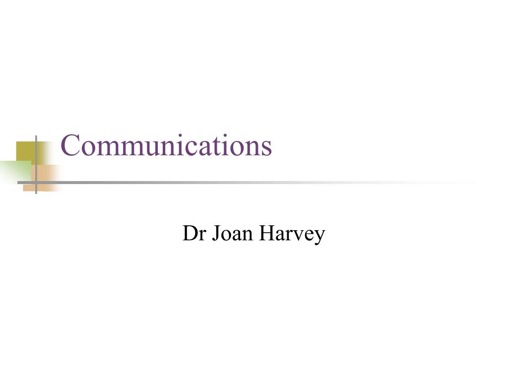 PPT - Communications PowerPoint Presentation, free download - ID:1430081