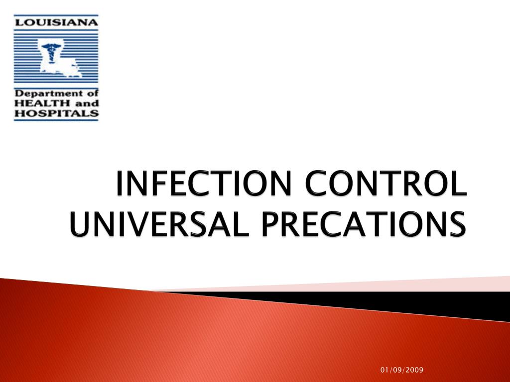 PPT - Infection Control & Universal Precautions Training PowerPoint ...